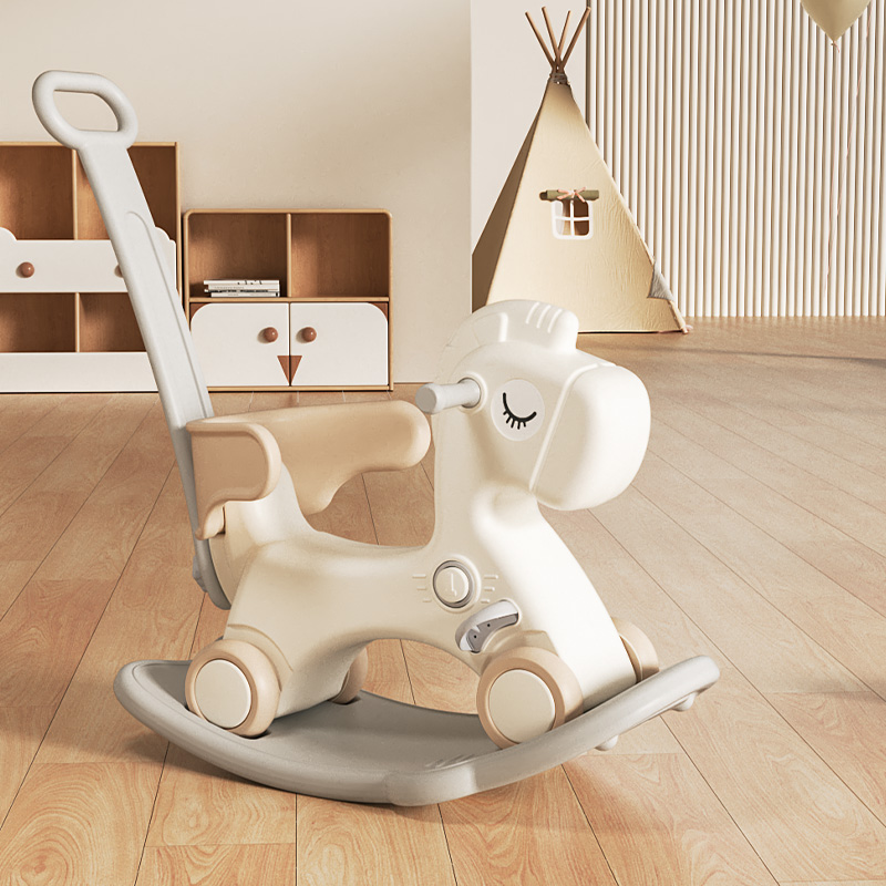 kids toy rocking horse ride animal rocker for children toddler plastic ...